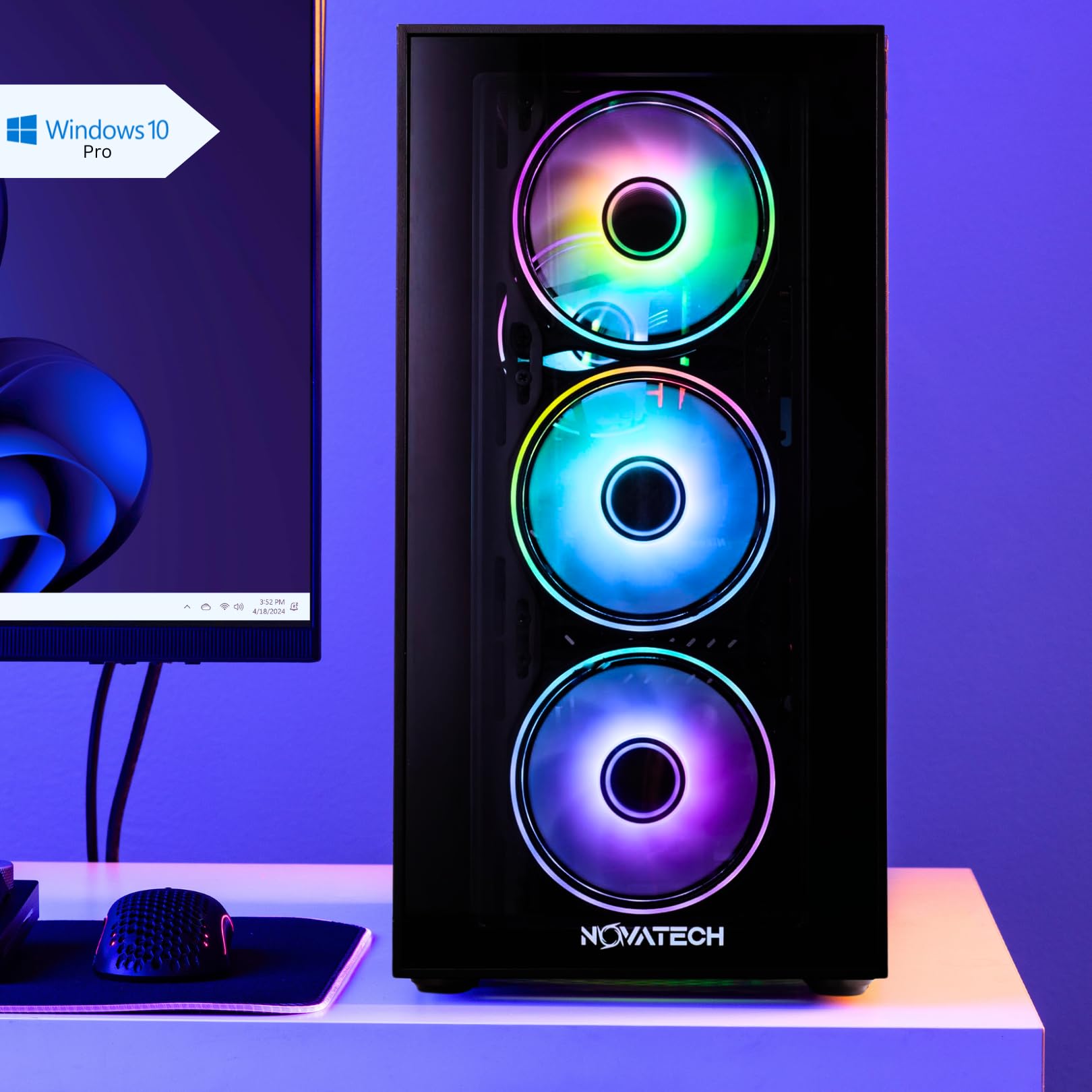 Mua NOVATECH Phantom - Prebuilt Gaming PC Desktop Computer - RX580 8GB ...