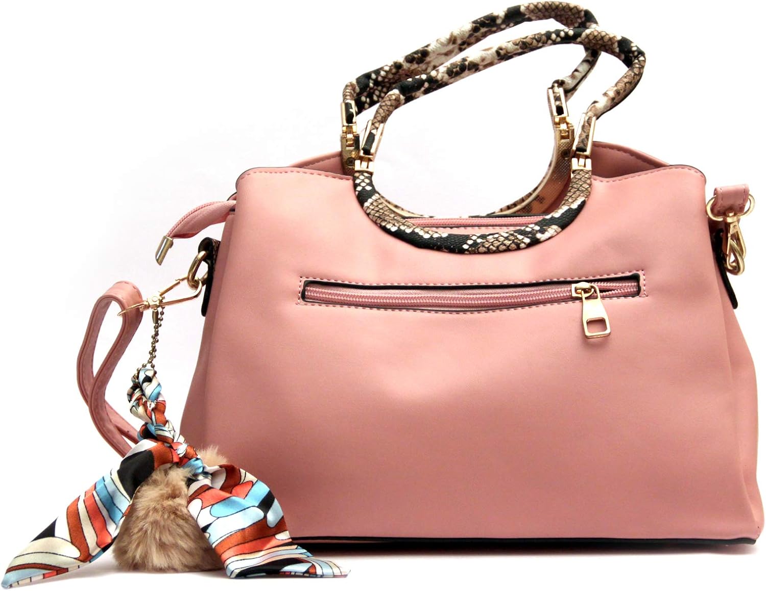 Buy Women's Pu Leather Peach Ethnic Handbag at Amazon.in