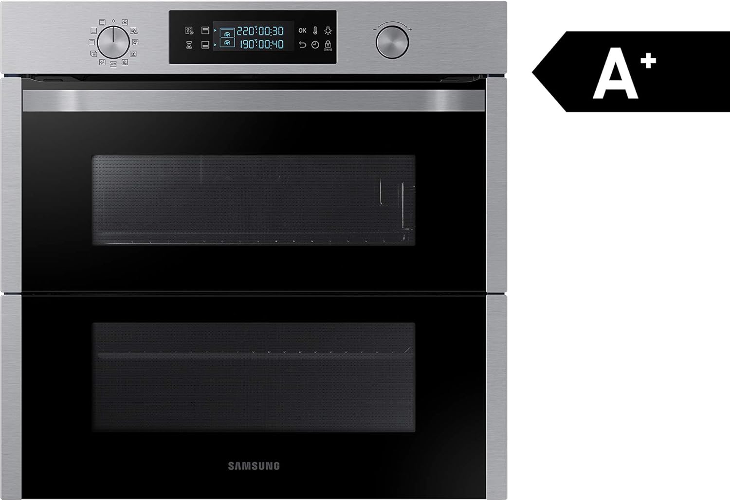 Samsung Dual Cook Flex nv75 N5641rs/CE Four (encastrable électrique ...