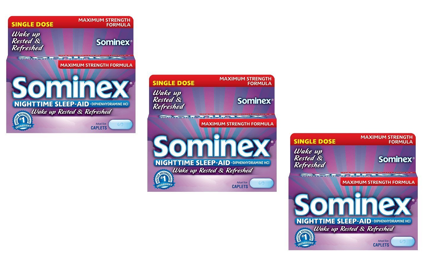Amazon.com: Sominex Maximum Strength Night Time Sleep-Aid ...