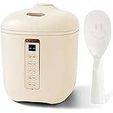 Amazon.com: CHACEEF Mini Rice Cooker 2-Cups Uncooked, 1.2L Portable Non ...