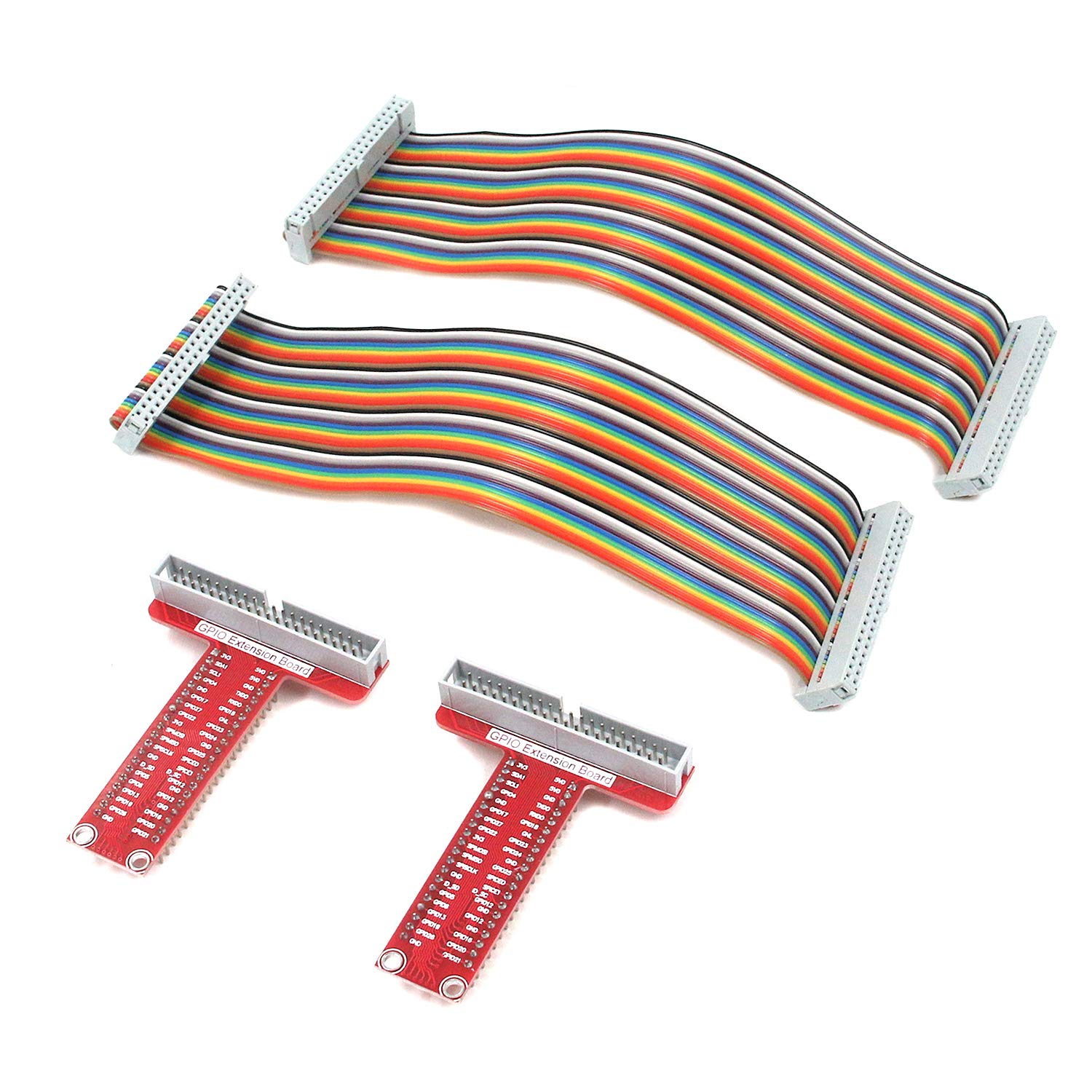 Mua 2 Set RPi GPIO Breakout Expansion Board + Ribbon Cable + Assembled ...