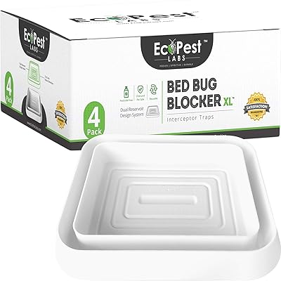 Bed Bug Interceptors - 4 Pack | Bed Bug Blocker XL Philippines | Ubuy