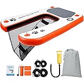 FBSPORT Inflatable Dog Boat Ramp, Float Floating Ramp Floating Ladder ...