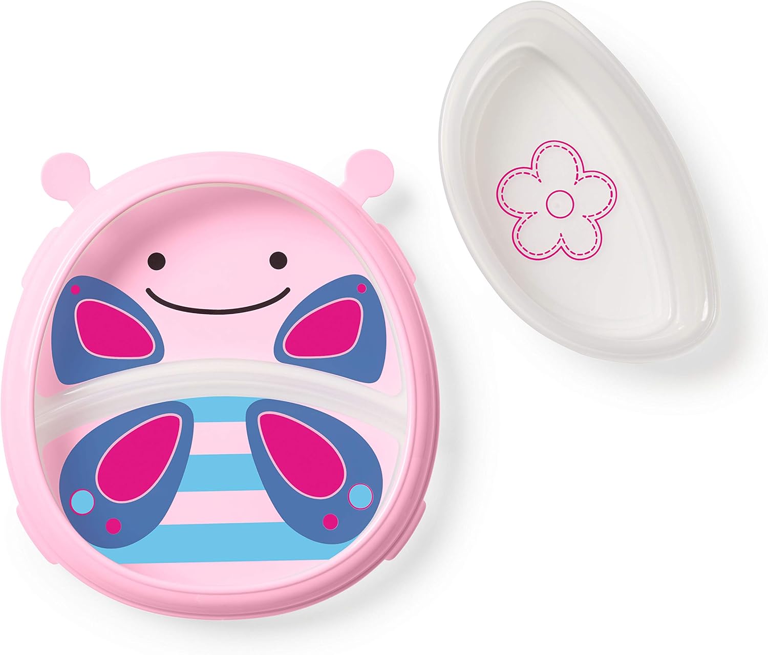 Skip Hop Zoo Smart Serve Plate and Bowl – Butterfly – BigaMart