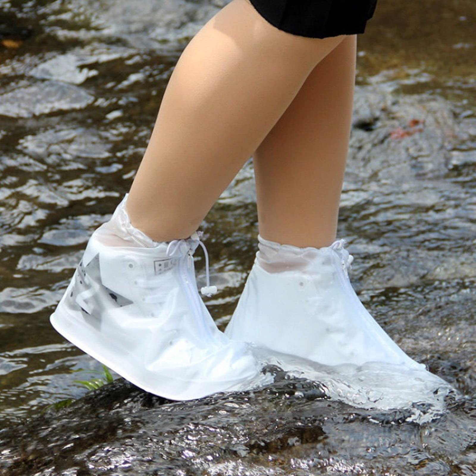 Zbyoujer Waterproof Shoe Covers - Boot Covers Shoe Covers For Rain ...