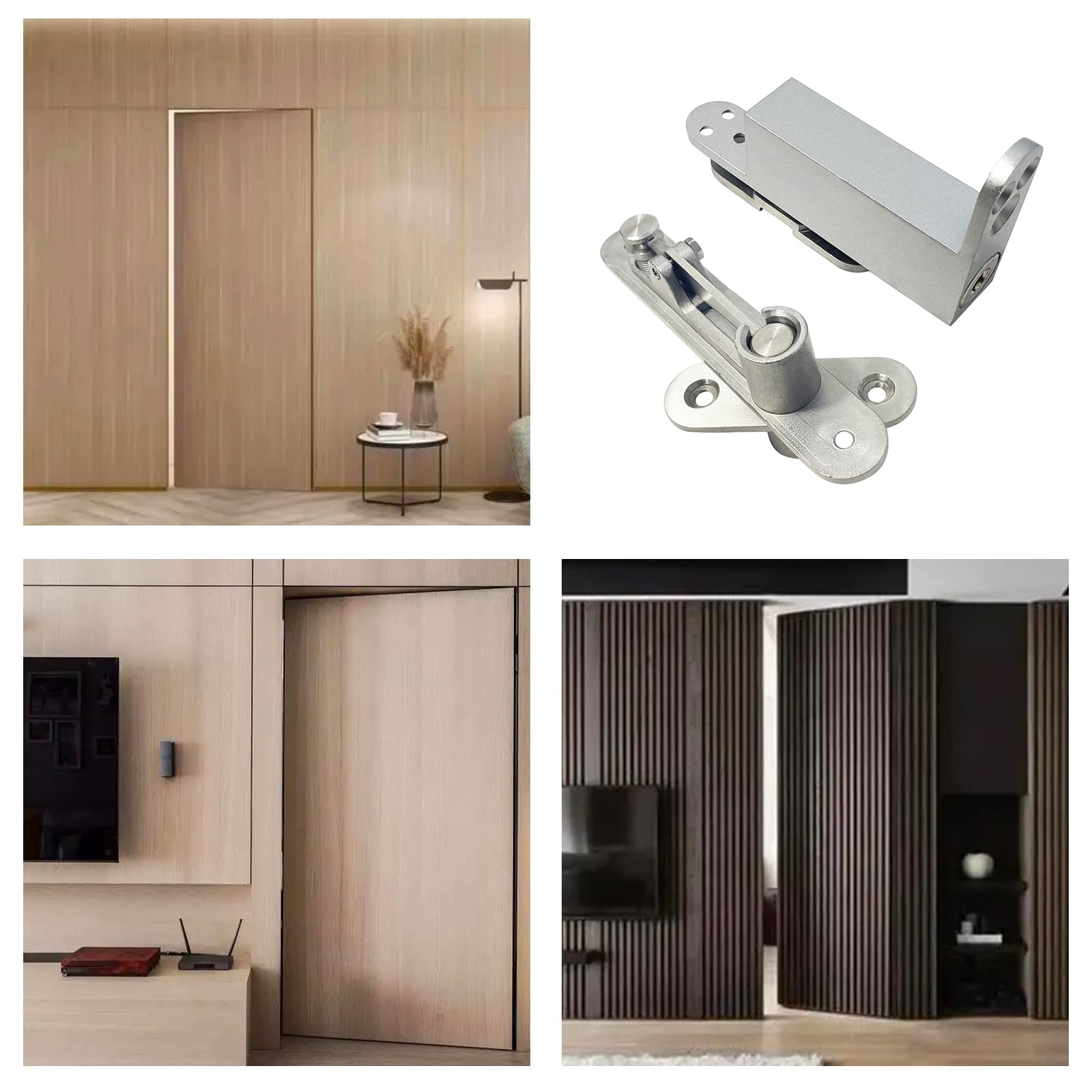 Mua HWIUS Self Closing Pivot Door Hinges, Hidden Door Pivot Hinges, 360 ...