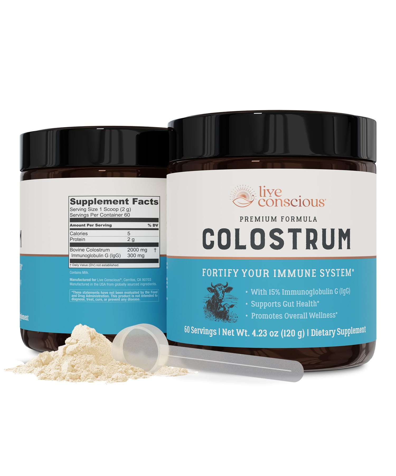 Mua Live Conscious Colostrum Powder - Grass Fed Colostrum Supplement ...