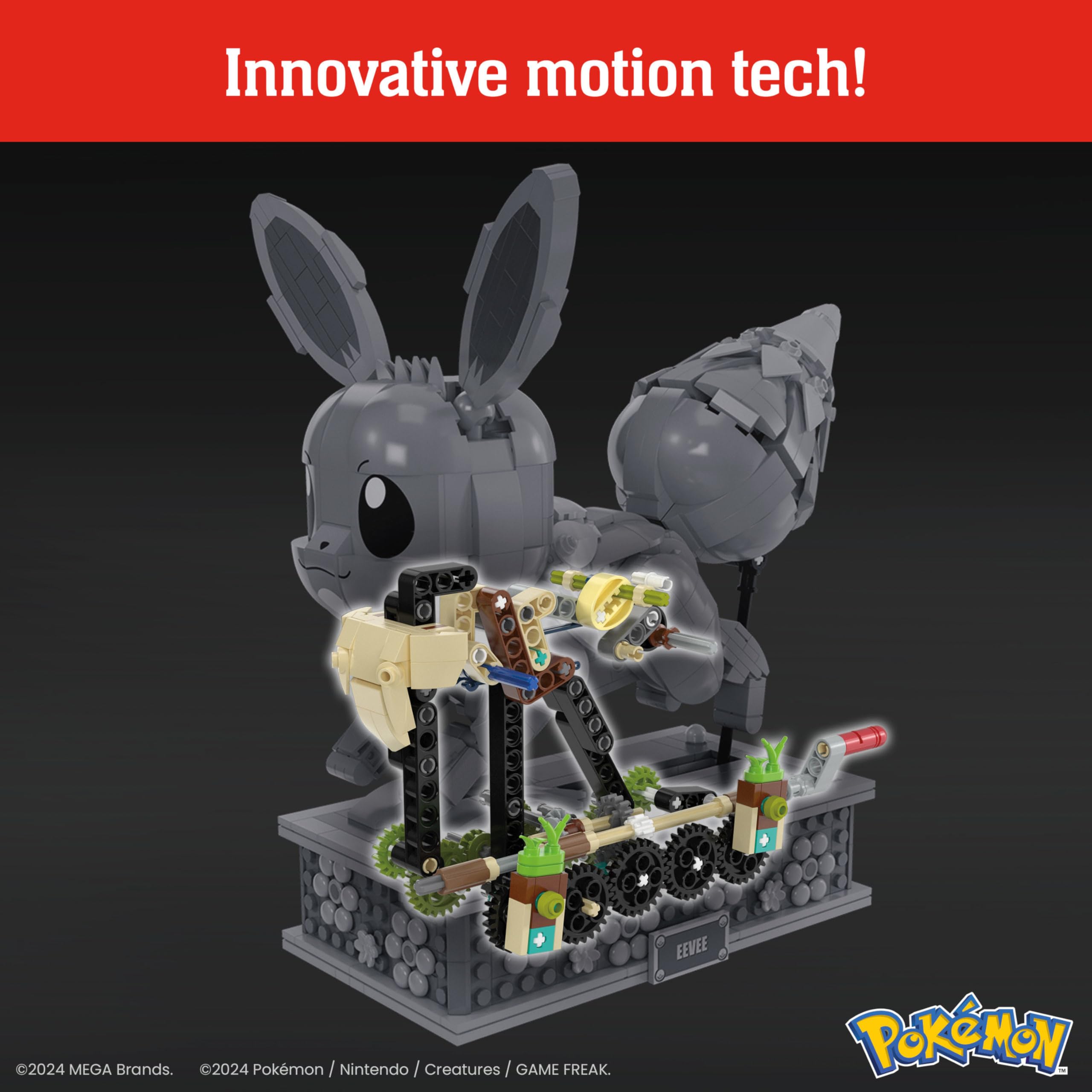 Mua MEGA Pokémon Action Figure Building Kit, Movable Eevee with 1381 ...