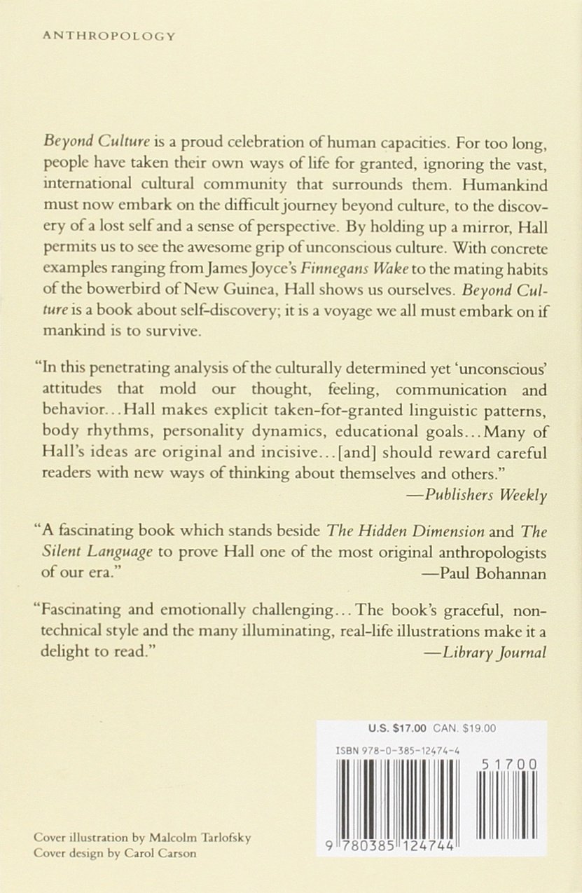 beyond culture (1976) by edward t. hall