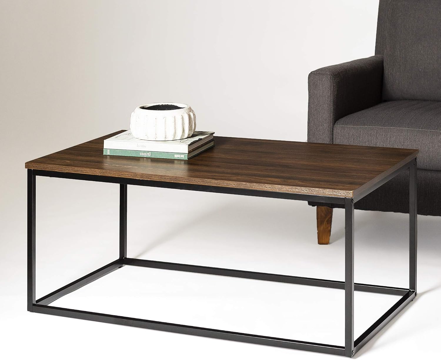 Eden Bridge Designs 107cm Transitional Mixed Material Modern Style ...