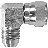 Eaton Weatherhead C5506X6 Carbon Steel SAE 37-Degree (JIC) Flare-Twin Fitting, Swivel, 90-Degree ...