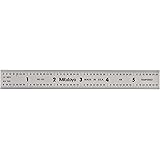 Mitutoyo 182-102, Steel Rule, 6" (16R), (1/32, 1/64, 1/50, 1/100"), 3/ ...