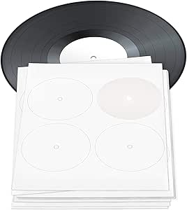 Amazon.com: TunePhonik Vinyl Record Center Label with Hole for 12 Inch ...