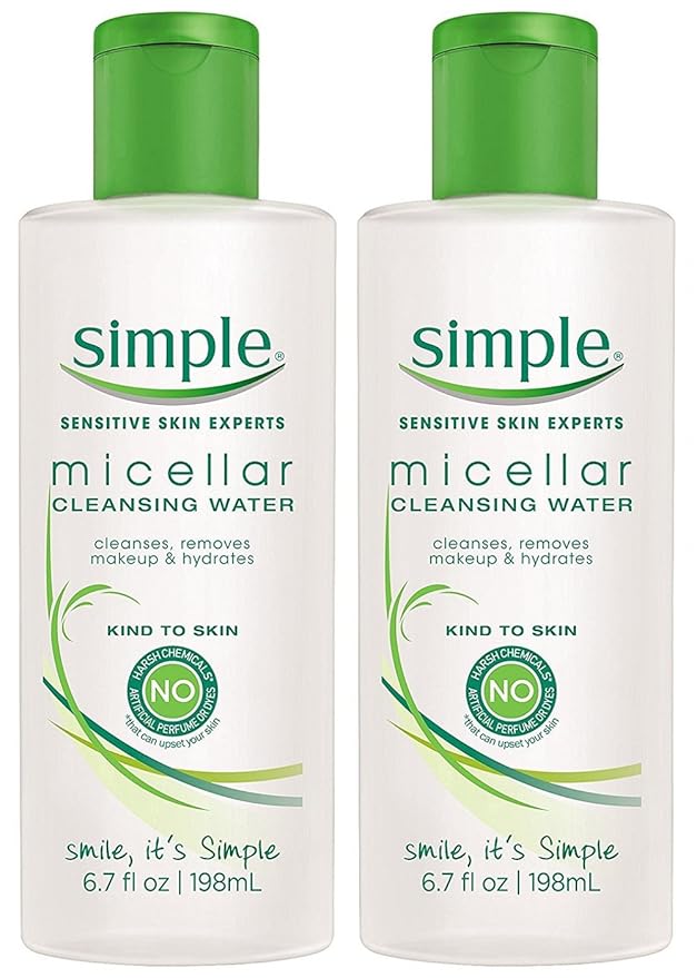 Amazon.com: Simple Micellar Cleansing Water, 6.7 Ounce (2 Pack): Beauty