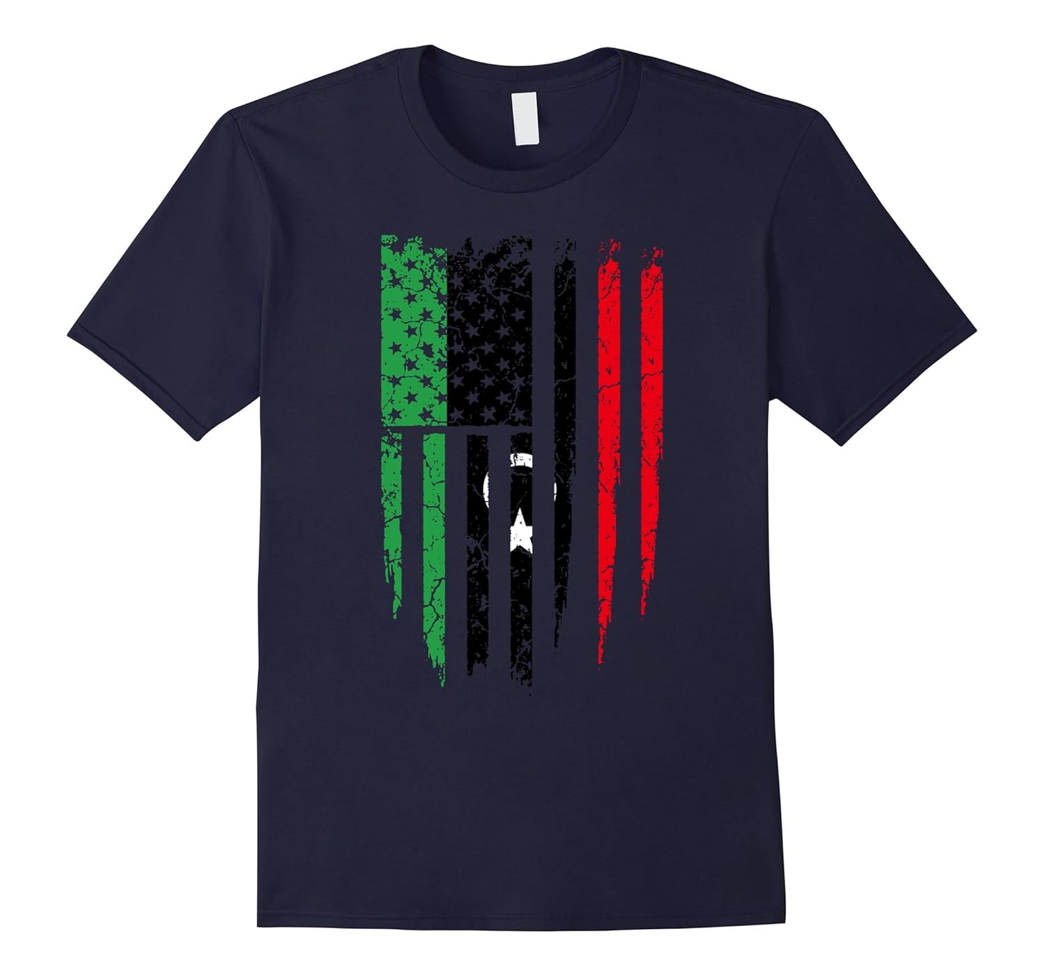 Libyan American Libya & America Flag T-Shirt-Art – Artvinatee