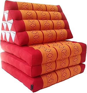 Colchón de meditación tailandés tradicional reclinable, con cojín de ...