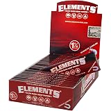 Amazon.com: 1 box - Elements RED King Size Slim Slow Burn Hemp rolling ...