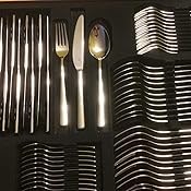 WMF Boston Besteckset, 66-teilig, mit Servierbesteck, für 12 Personen ...