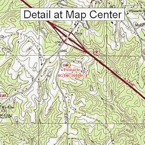 Amazon.com : USGS Topographic Quadrangle Map - Pinnacle, North Carolina ...