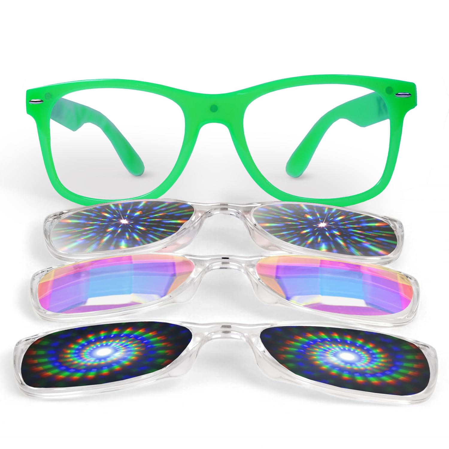 GloFX Snaps: Glow-in-the-Dark Rave Glasses | Extreme Diffraction ...