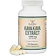 Amazon.com: Kava Kava Capsules 1,000mg per Serving, 120 Count (High Purity Potent 3-5% ...