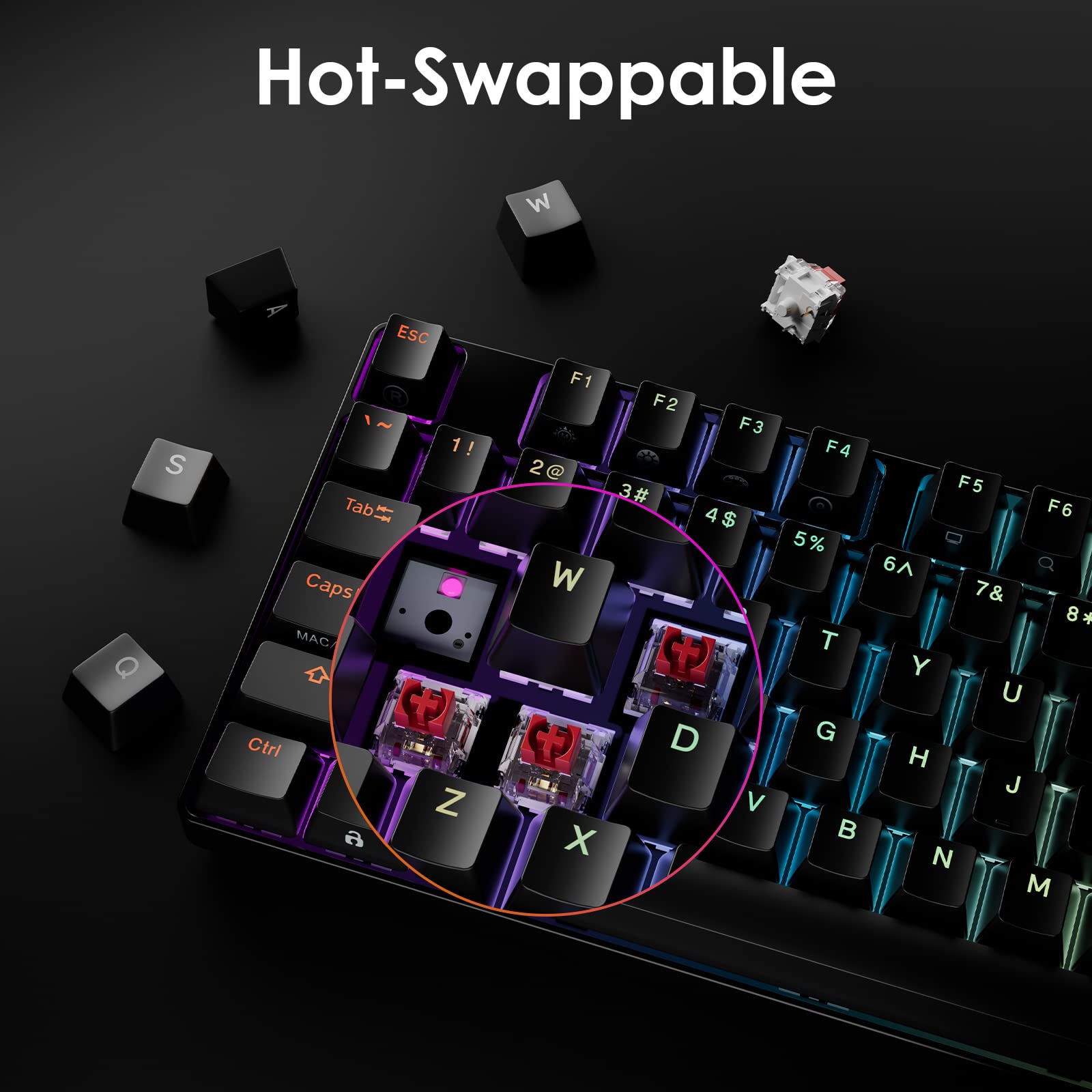 Mua DURGOD TGK 300 Mechanical Gaming Keyboard for Windows Mac PC Laptop ...