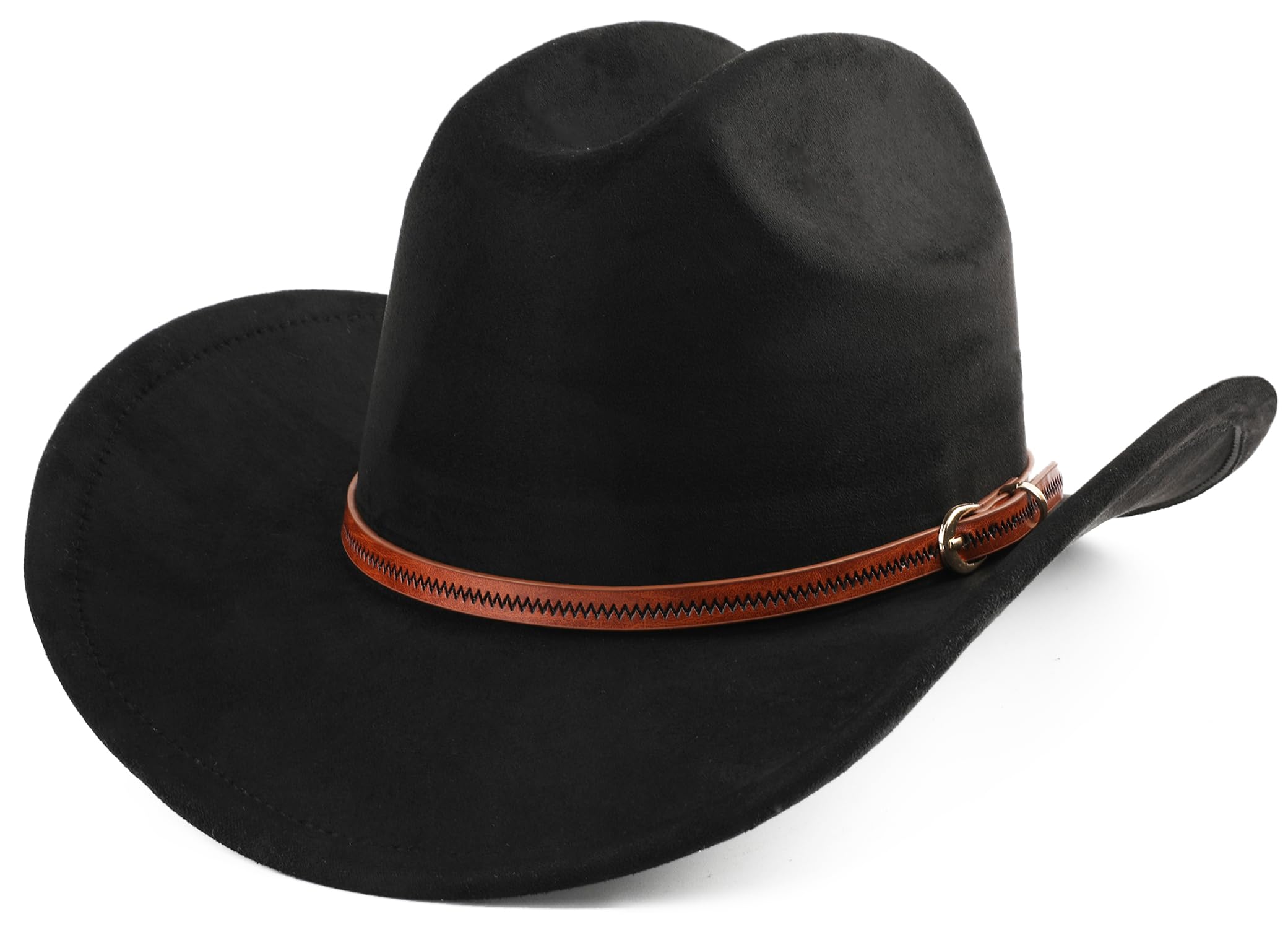 Pro Celia Cowboy Hat for Women and Men Wide Brim Western Cowgirl Hat ...