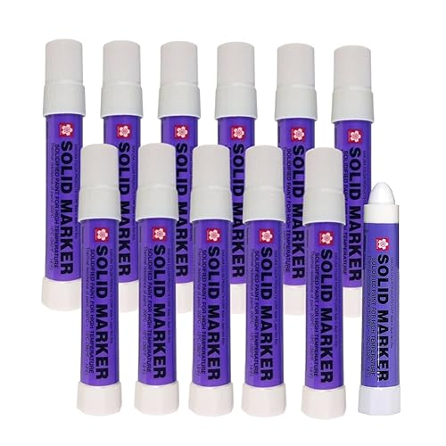 Sakura Solidified Paint Solid Marker, White (Box of 12),XSC-50 in Saudi Arabia | Whizz Pens ...