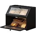 Amazon.com: STDDRE Bread Box for Kitchen Countertop Double Layer Bread ...