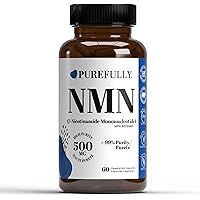 PUREFULLY NMN - 500mg Premium USA-Grade 99.9% Purity & Maximum Potency ...