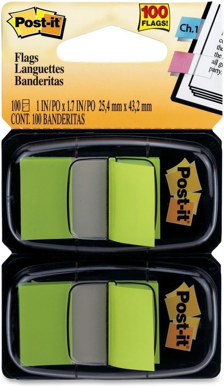 Amazon.com : MMM680BG2 - Post-it Standard Tape Flags in Dispenser ...