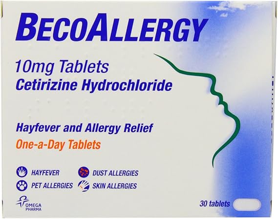 Beconase BecoAllergy Tablets - 10 mg, Pack of 30 Tablets: Amazon.co.uk ...
