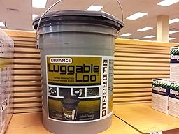 Amazon.com : Reliance Products Luggable Loo Portable 5 Gallon Toilet ...