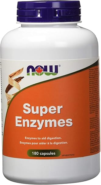NOW Super Enzyme Capsules, 180 Count: Amazon.ca: Health & Personal Care