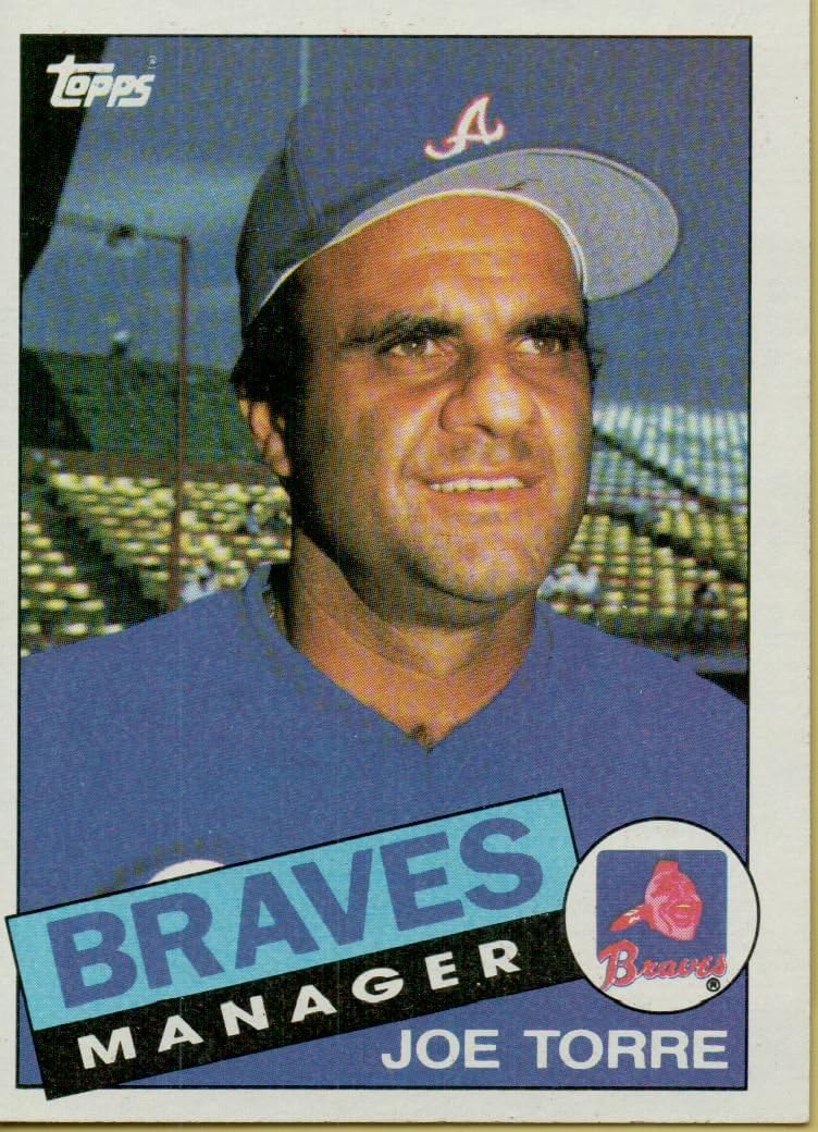 JOE TORRE - 1985 TOPPS MANAGER BASEBALL CARD #438 (ATLANTA BRAVES) FREE ...