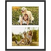 Amazon.com - Golden State Art, Set of 2, 7x14 White Photo Wood Collage ...