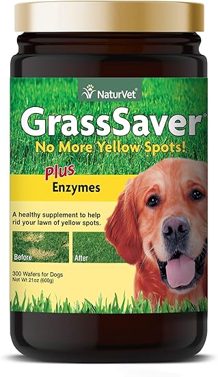 NaturVet GrassSaver Chewable, 300 Wafers: Amazon.co.uk: Grocery