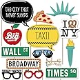 Amazon.com: Big Dot of Happiness New York - NYC Cityscape Photo Booth Props Kit - 20 Count ...