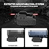 SOLOFISH 450lm Slidable Pistol Light Laser Combo for Compact Rail ...