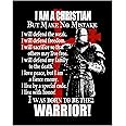 Amazon.com: Christian Warrior - Christian Wall Decor Print, Bible ...