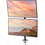 Amazon.com: HEMUDU Dual Monitor Articulating Desk Mount Arm Stand ...