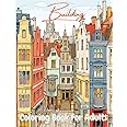 Amazon.com: Building Coloring Book For Adults: Detailed Cityscapes to ...