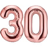 Amazon.com: 10 Balloon Number, 40 Inch Champagne Gold Foil Balloons Giant Jumbo Helium Number 10 ...