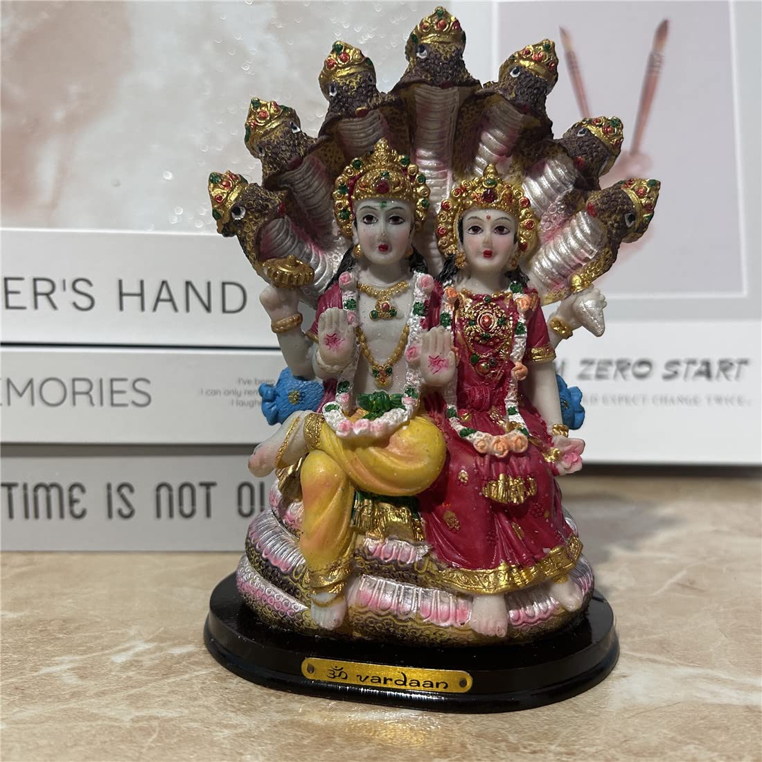 Mua Lord Vishnu and Lakshmi Statue Idol, Hinduism Narayana Figurine ...