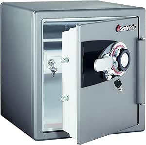 SentrySafe OS3421 Combination/Tubular Key Home Safe, 101lbs, 1.2 Cu. Ft ...