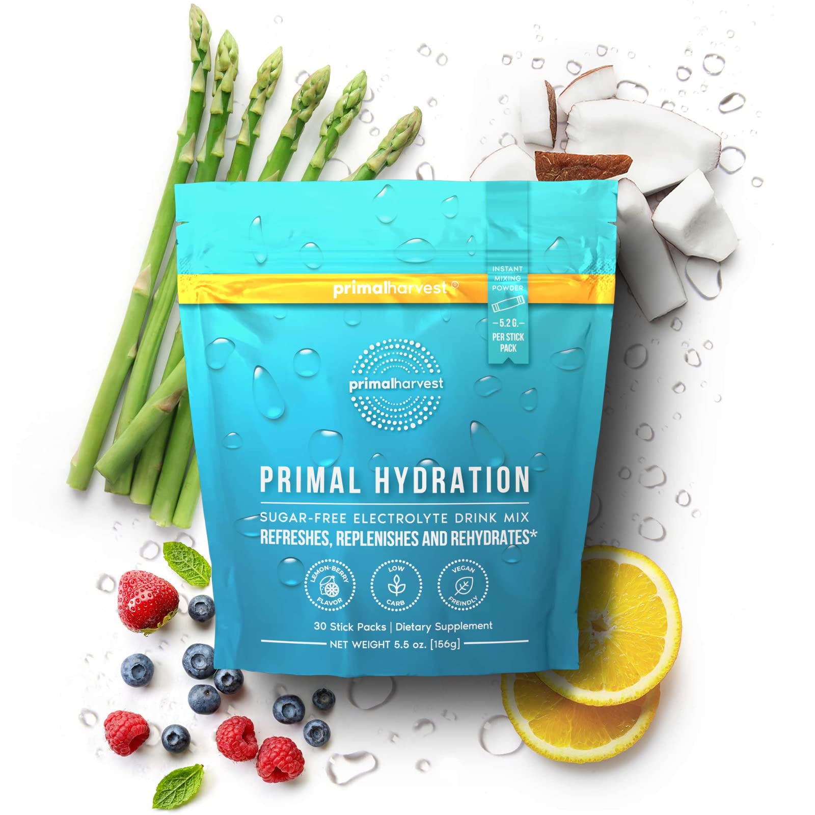 Mua Primal Harvest Primal Hydration Electrolytes Drink Packets Easy to ...