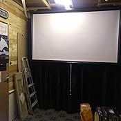 VonHaus 90-Inch Projector Screen for Wall or Ceiling Mounting | (W) 200 ...