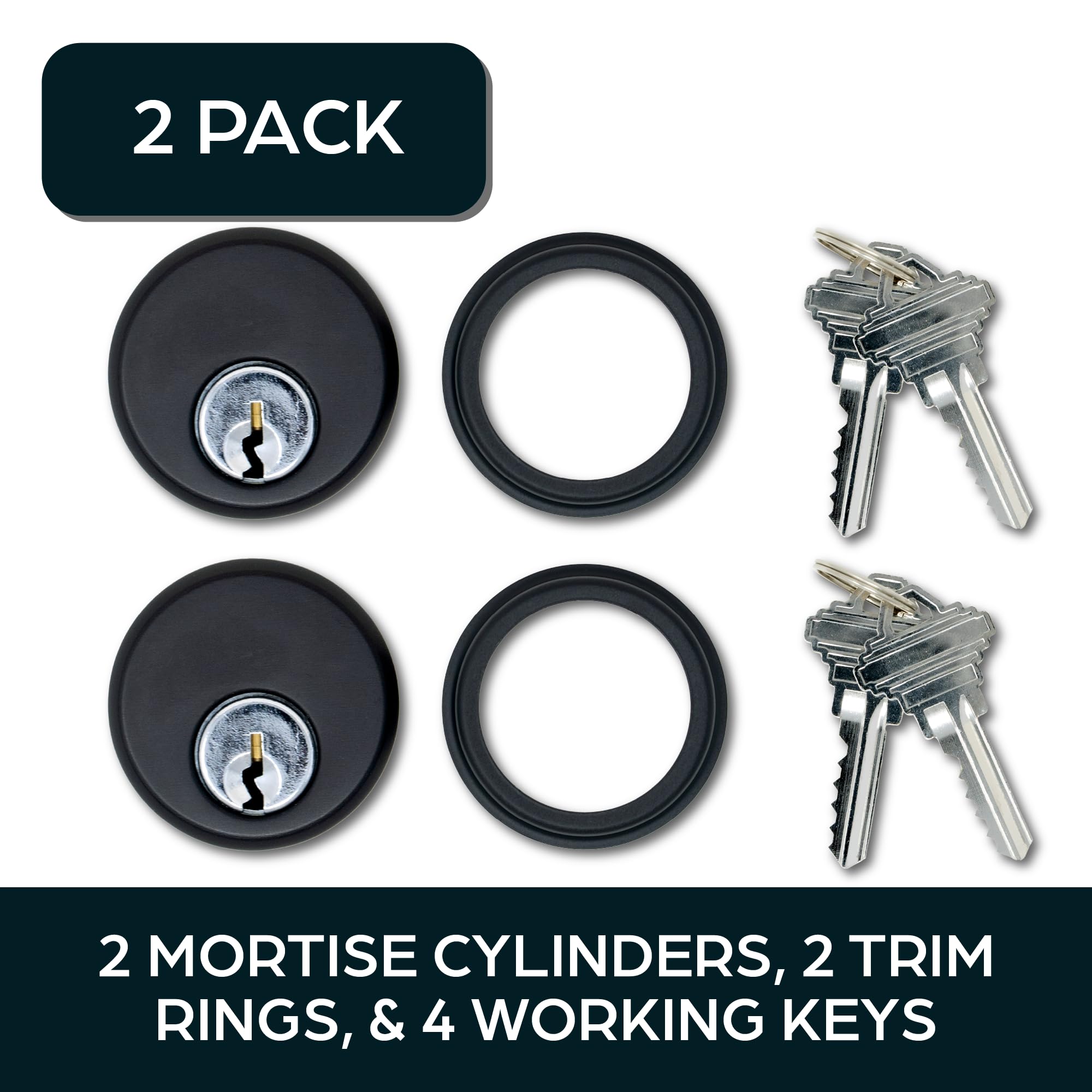 Summit DOORWARE Mortise Cylinder Door Lock Replacement Parts | Adams ...