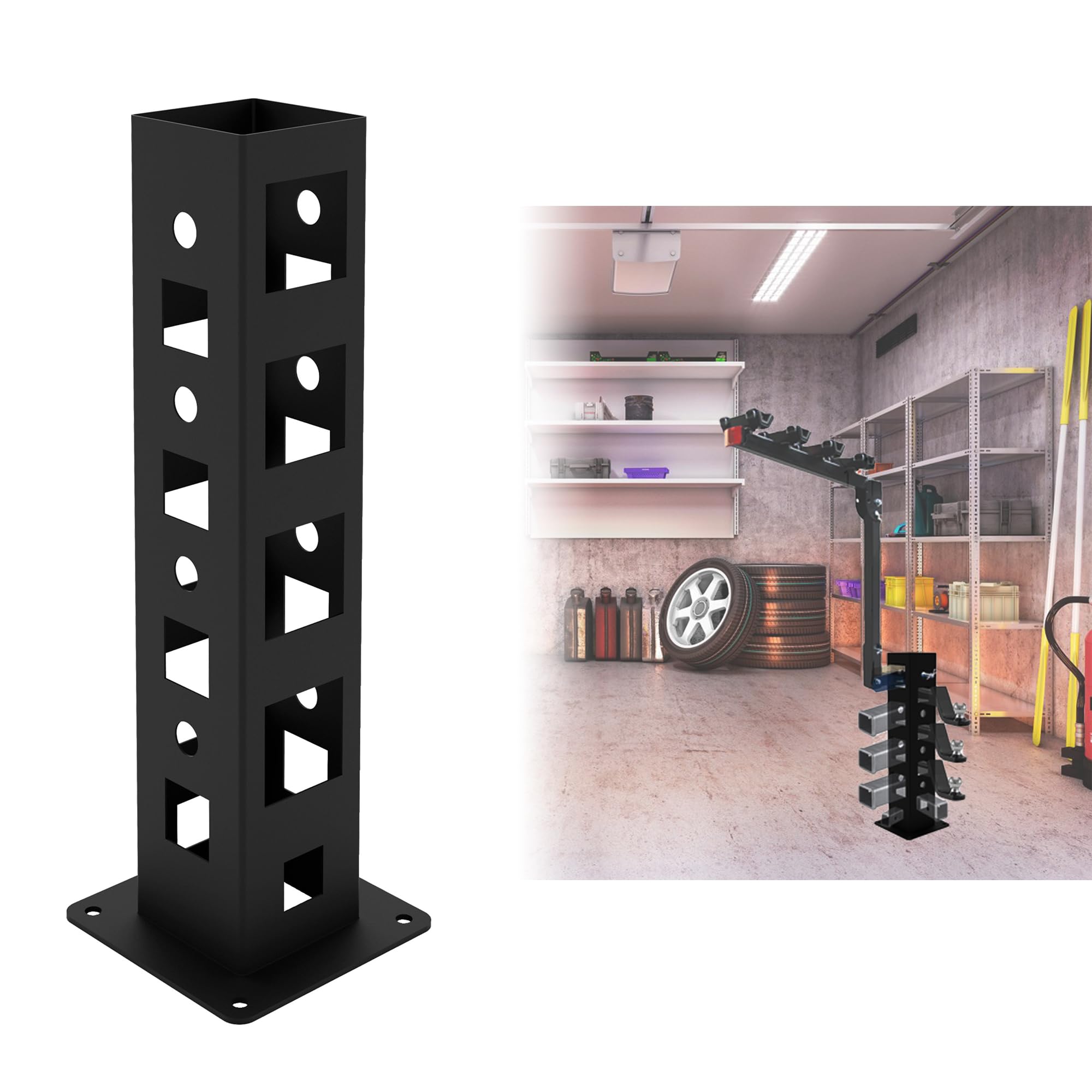 KSWLOR Heavy Duty Receiver Hitch Hoder, 1.25"/2" Hitch Storage, Hitch ...